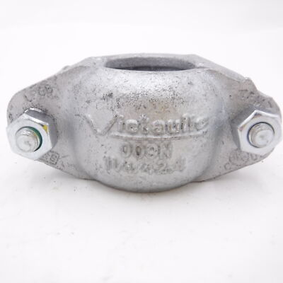 Victaulic 1-1/4" Galvanized Rigid Coupling 009N Gray | eBay