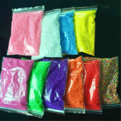 9g Foam Balls Colorful Foam Beads for Slime Fit for Kid's DIY toys Arts ...