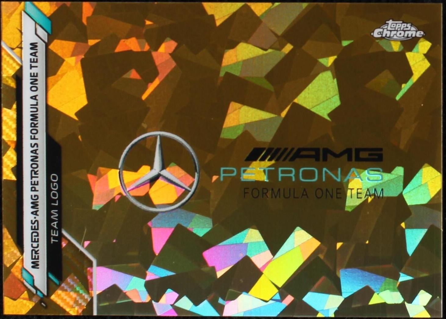 2020 Topps Chrome Sapphire Edition Formula 1 - Team Logos Mercedes-AMG ...