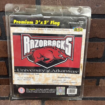 Arkansas Razorbacks Flag 3x5ft Flag | eBay