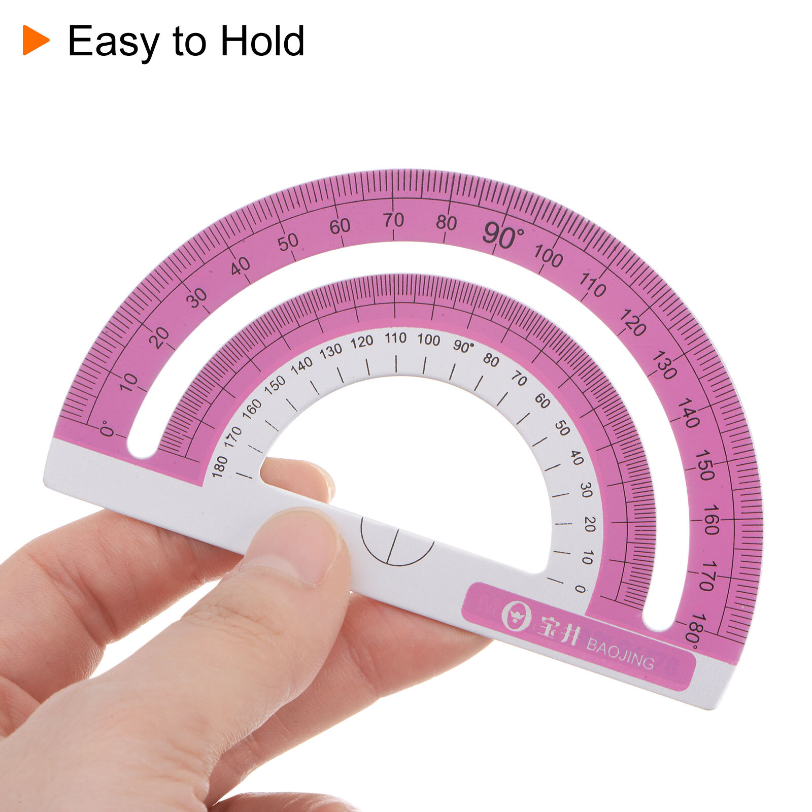 Geometry Set 15cm 4pcs Ink Printing Metal Ruler Set Rose Red | eBay