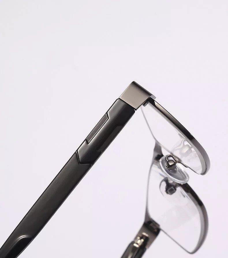 Mens Reading Glasses Designer Business Metal Readers +1.0 1.5 2.0 2.5 3 ...