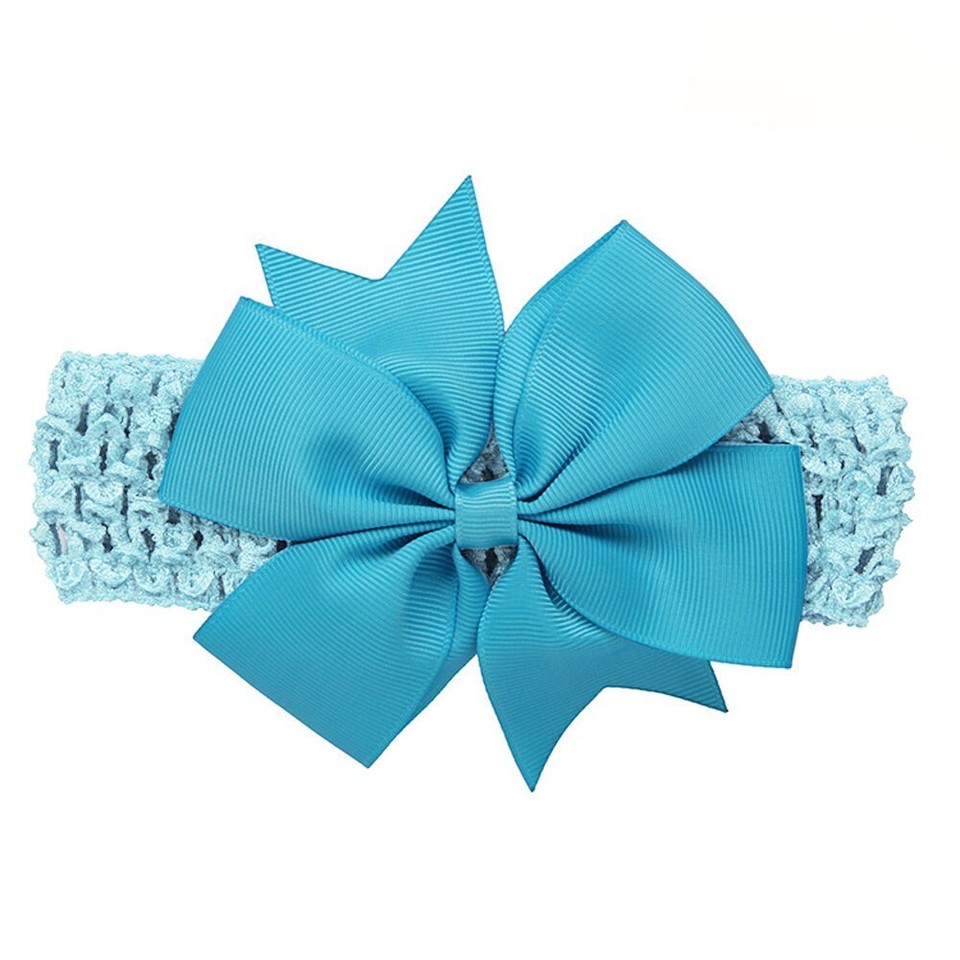 Girls Wave Headbands Bowknot Hair Accessories For Girls Infant Hair ...