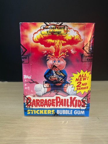 1985 TOPPS GARBAGE PAIL KIDS SERIES 2 UNOPENED WAX BOX W/ PRICE BBCE ...