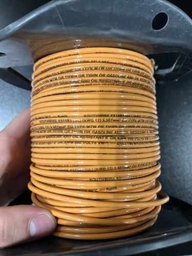 Southwire 12AWG Stranded CU THHN Wire 600V Copper Orange 22970858 ...
