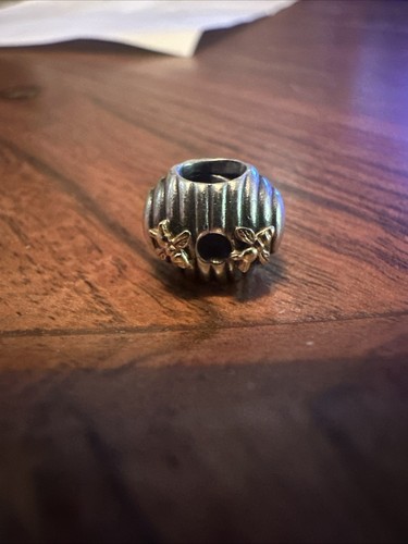 RARE PANDORA Beehive With Gold Bees Charm - 925 ALE | eBay