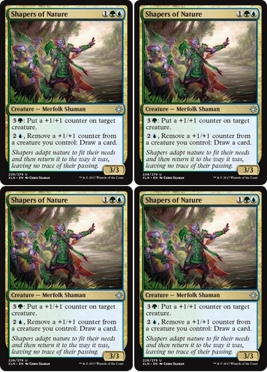 MTG - 4x SHAPERS OF NATURE - Ixalan (U) | eBay
