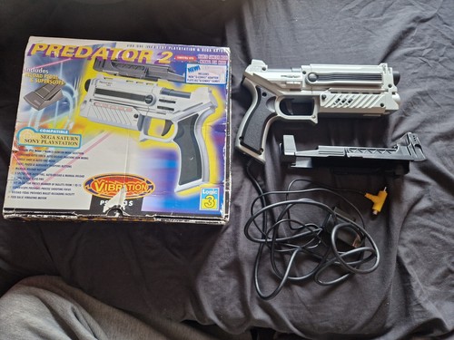 PREDATOR 2 Light Gun Controller for Sony Playstation 1 PS1 & Sega ...