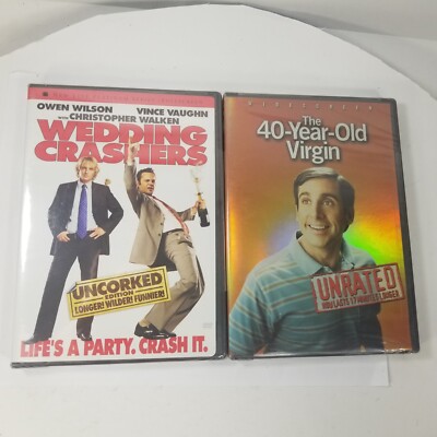 Wedding Crashers Uncorked & 40-Year-Old Virgin Unrated - BRAND NEW ...