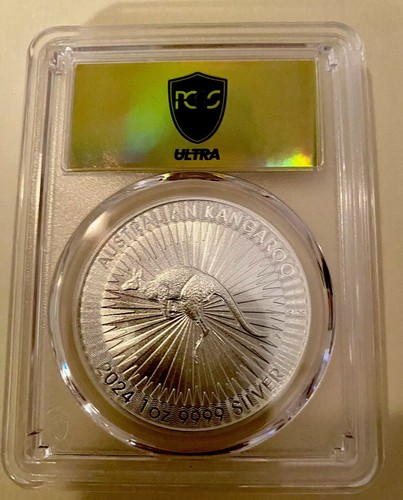 2024 Ultra Breaks MS70-PCGS Kangaroo AU-Silver Bullion-GOLD RUSH LABEL ...