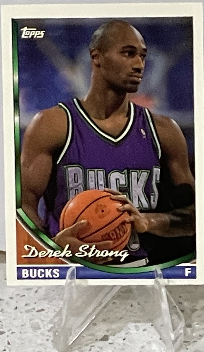 NBA 1994 Topps Derek Strong Basketball 🏀 Card No 281 | eBay