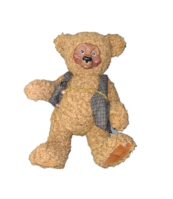 Vintage Gund Sample Bear With Resin Face, Acorn Buttons And Bear Faced ...