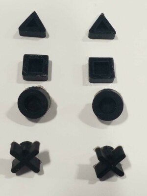 8-PACK Rubber Feet Cover for Sony Playstation 4 PRO Console PS4 PRO ...
