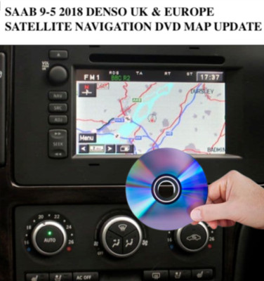 SAT NAV NAVIGATION UK DISC 'C' - DVD MAP UPDATE FOR SAAB 9-5 (SAAB 95 ...