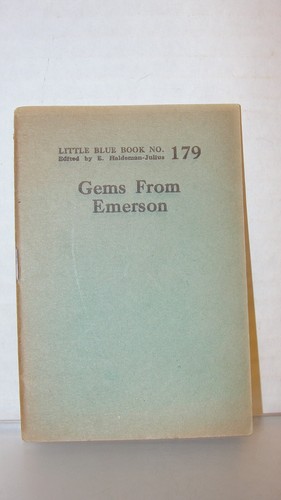 LITTLE BLUE BOOK #179 - "GEMS FROM EMERSON" | eBay