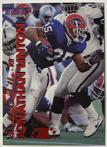 1999 Fleer Tradition Football Card #76 Jonathan Linton | eBay