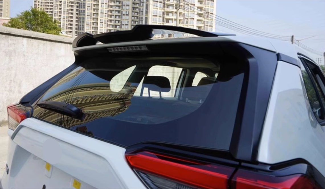 ABS Rear Roof Window Spoiler Wing Lip For 2019-2023 Toyota RAV4 Glossy ...