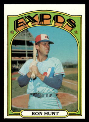 1972 Topps Ron Hunt #110 Montreal Expos Low Grade Card | eBay