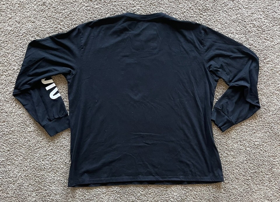 Mad Engine T shirt Mens XL Black NASA Astronaut Long Sleeve Crew Neck ...