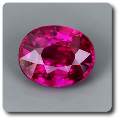 0.47 Cts Ruby Red. Non Heating Mozambique, Africa. with Certificate D ...