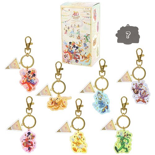 Japan Tokyo Disney Resort Key Chain Set of 8 40th Grand Finale | eBay