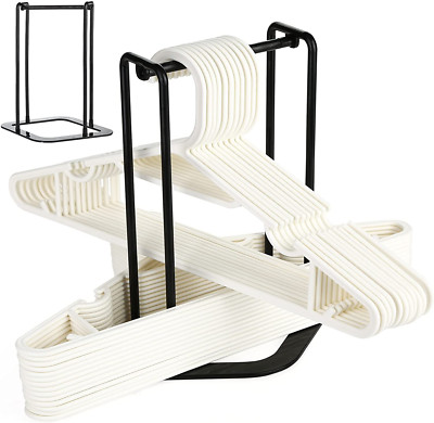 Hanger Storage Rack, Portable Hanger Organizer Rack, Hanger Stacker ...