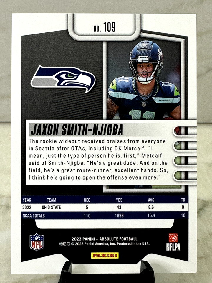 2023 Absolute, JAXSON SMITH-NJIGBA - JSN (RC) - SEATTLE SEAHAWKS | eBay