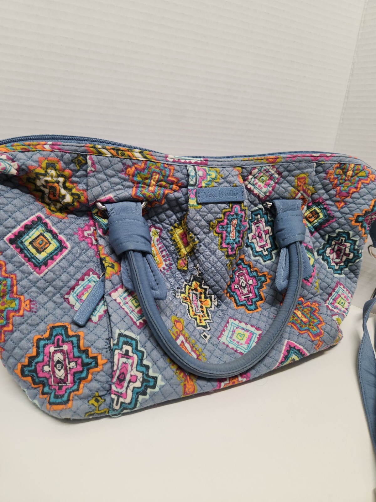 Vera Bradley Hadley Satchel Duffle Bag Purse Painted … - Gem