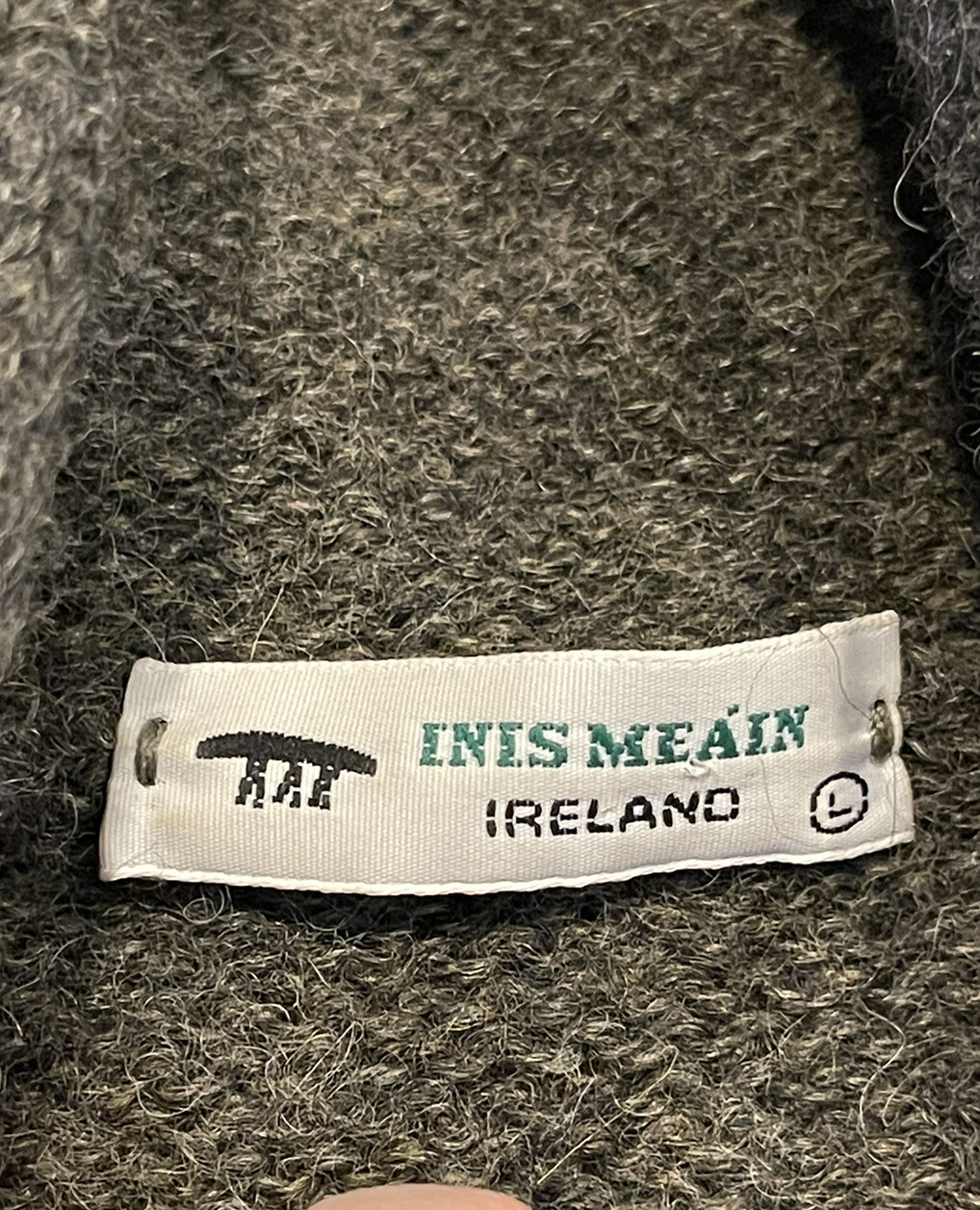 Inis Meain Ireland 100% Baby Alpaca Hooded Sweater Gr… - Gem