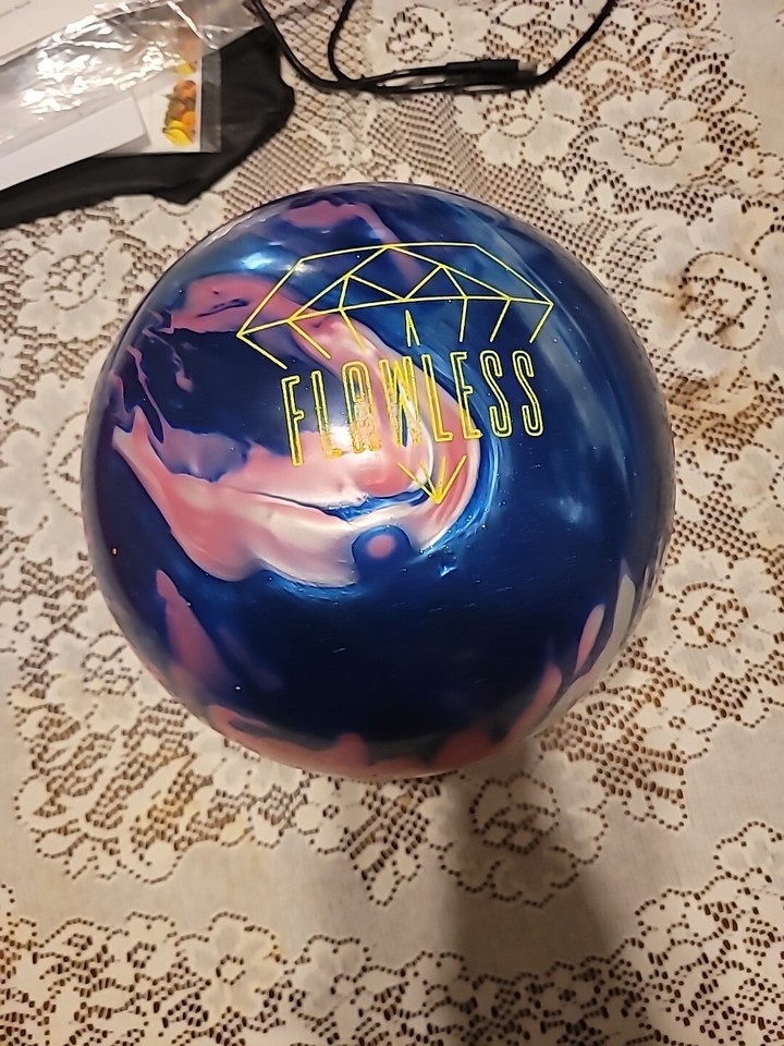 HAMMER FLAWLESS PEARL Bowling Ball 15lb Pink Blue White Brand NewVG! S ...
