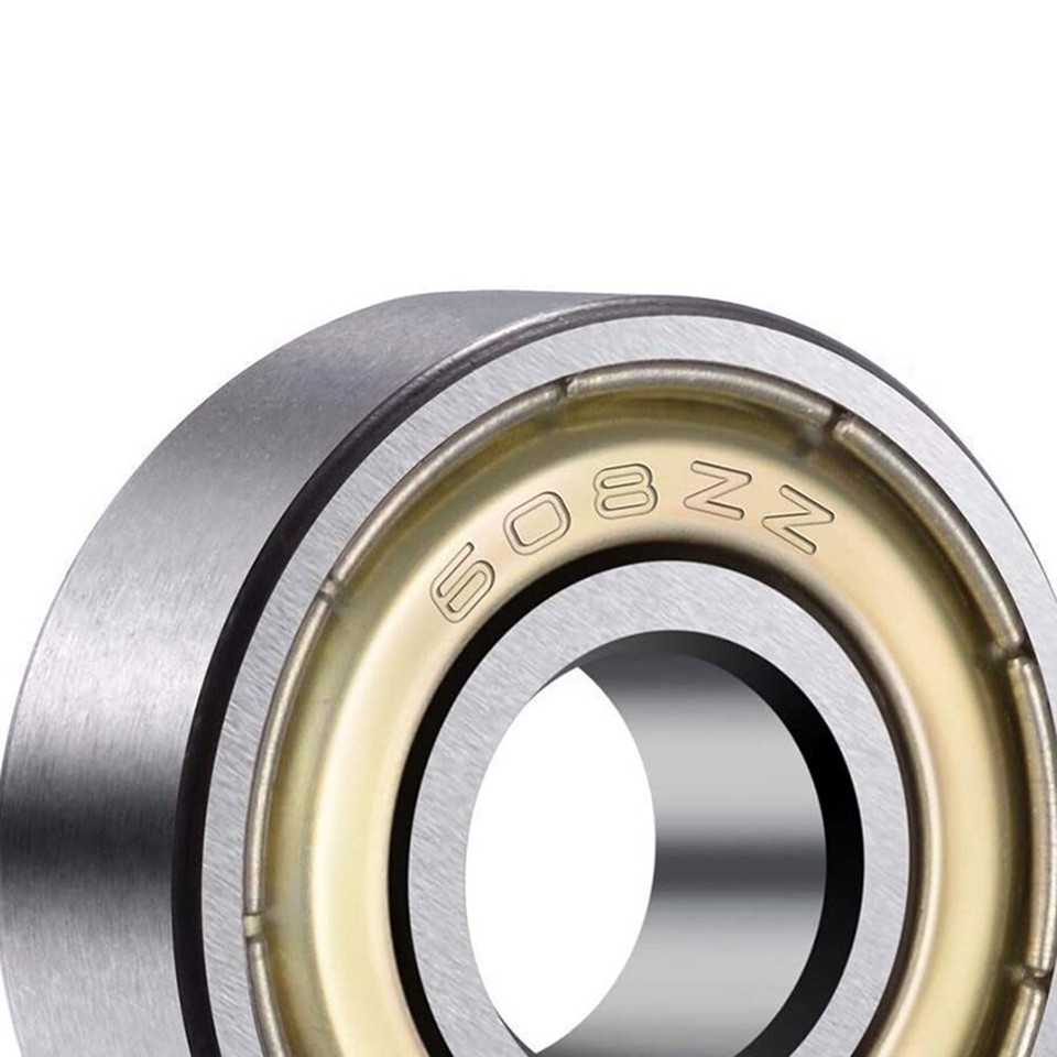10Pcs 608ZZ Deep Groove Ball Bearing Double Shield Ball Bearings Single ...