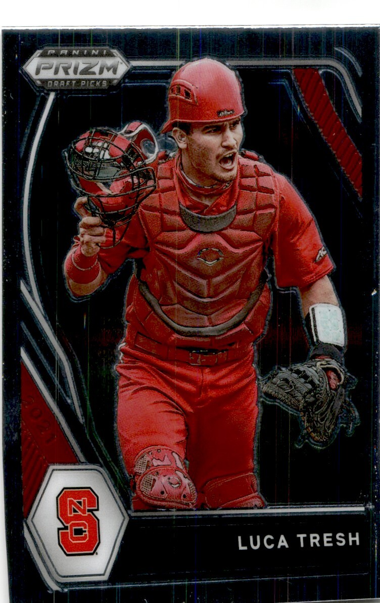 2021 Panini Prizm Draft Picks Luca Tresh NC State Wolfpack #214 | eBay