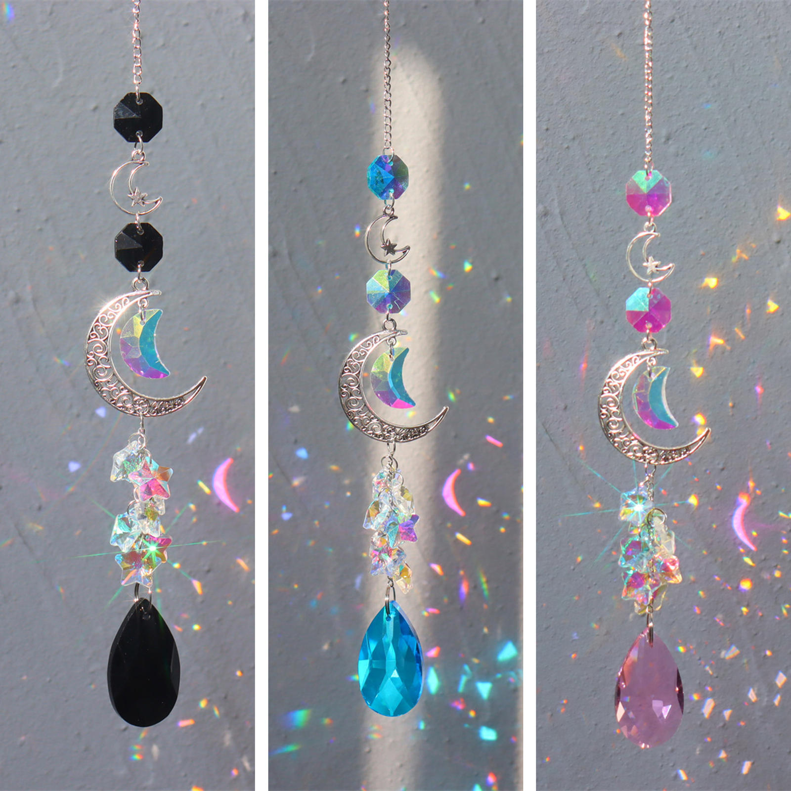 Hanging Pendant Exquisite Decorative Beads Indoor Faux Crystals Hanging ...