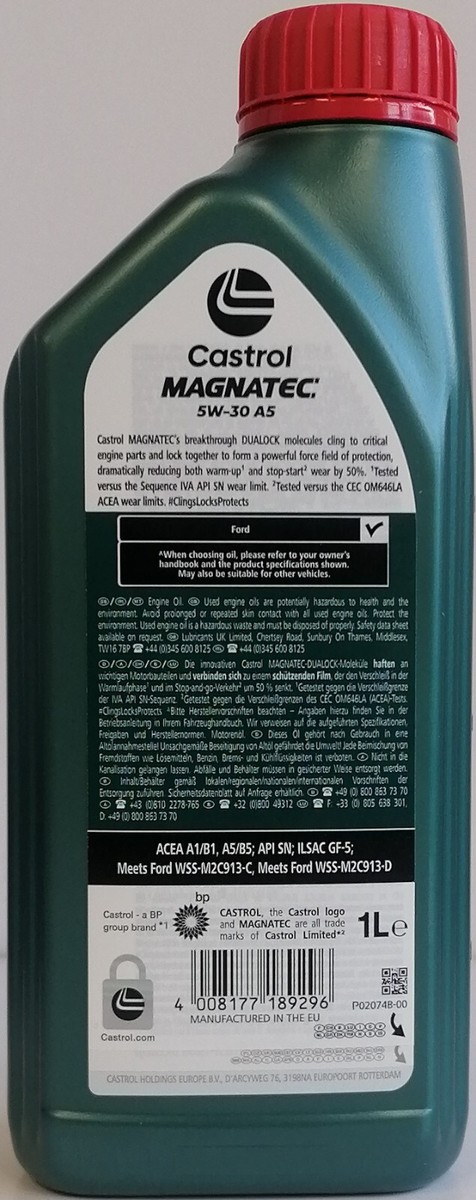 Castrol MAGNATEC 5W-20 E Engine Oil 4L, 56% OFF