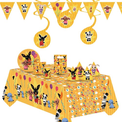 Bing Bunny Party Supplies Tableware Decorations Plates Napkins Cups ...