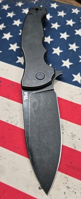 Terra Mundi John Demko Knives River Wolf M390 BLACK Stonewashed ...