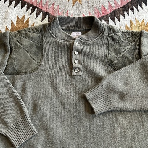 Vintage Filson Henley Guide Sweater Sz XL Made in USA - Sage Green | eBay