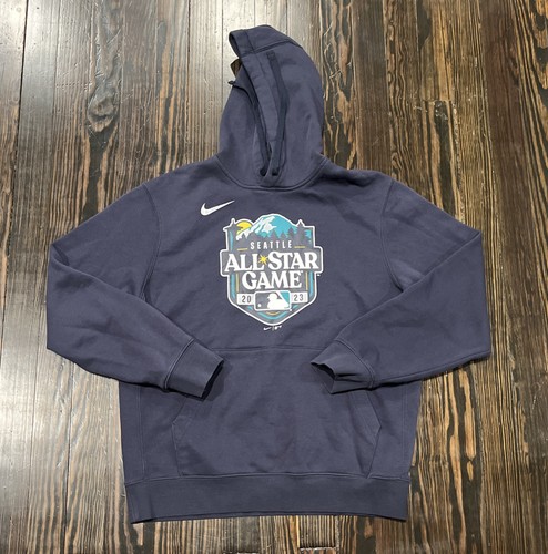 Nike MLB Seattle ASG 2023 Pullover Hoodie Men’s Medium Blue Cotton | eBay