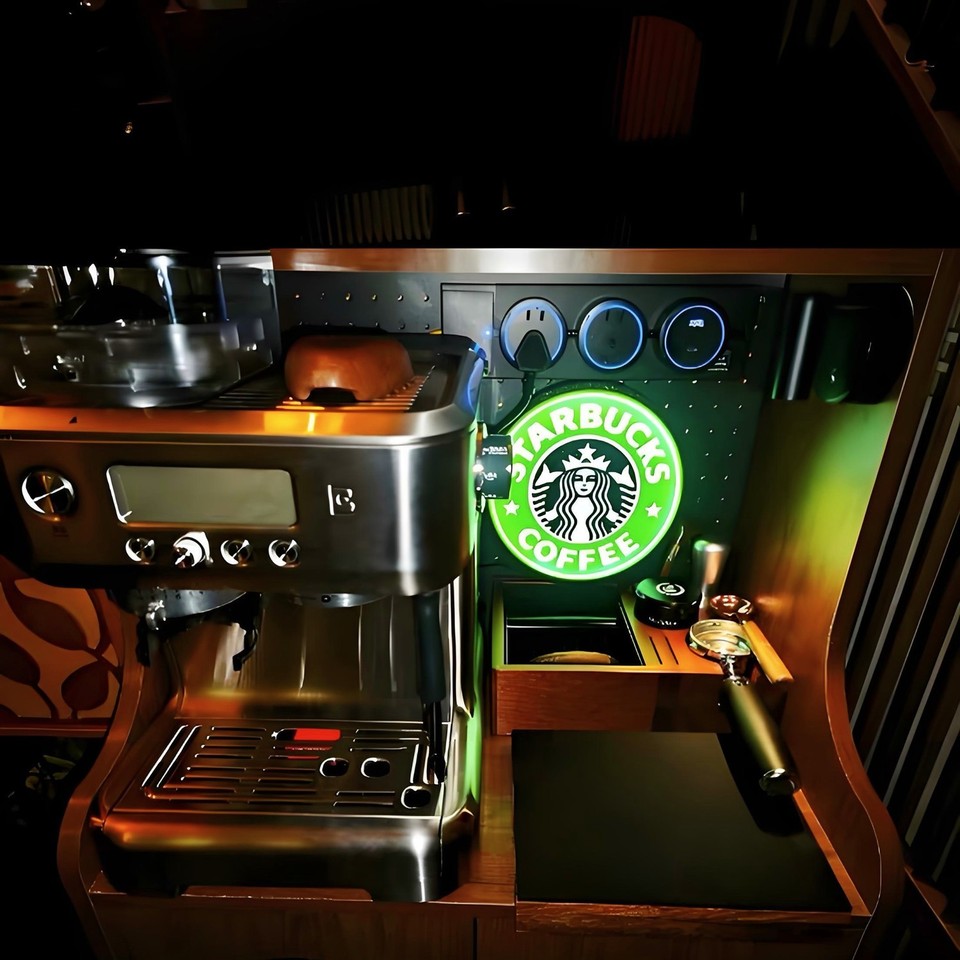 Starbucks Coffee Logo Light Box 3D Printed USB LED Lamp Neon Sign with ...