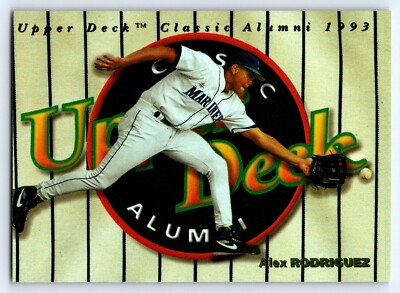 1994 Upper Deck Alex Rodriguez A-Rod #298 Seattle Mariners RC Baseball ...