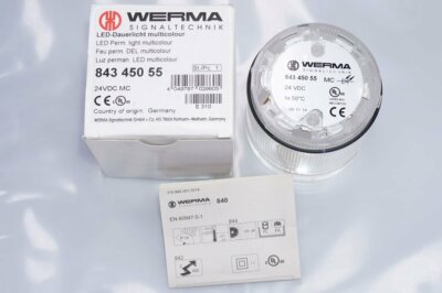 Werma 84345055 LED-Dauerlicht multicolour 7 Farben 24VDC MC 843 450 55 ...