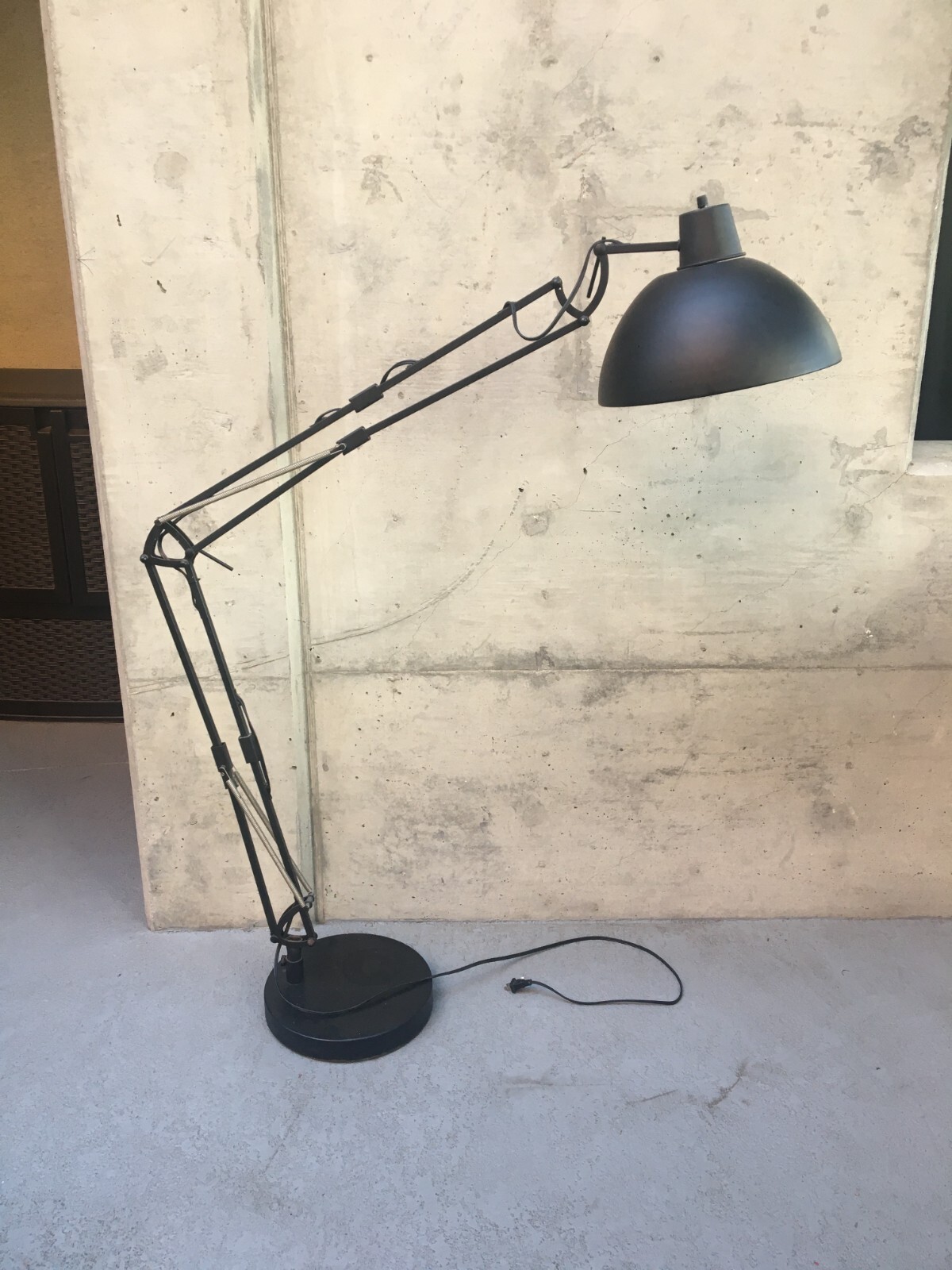 Articulating Drafting Floor Lamp MCM Adjustable Luxo Pixar Style | eBay
