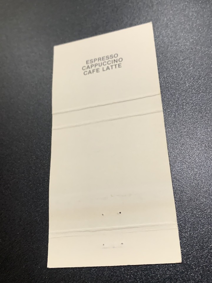 Vintage California Matchbook: “Coffee Ron’s Irish Coffee Lounge” San Francisco | eBay