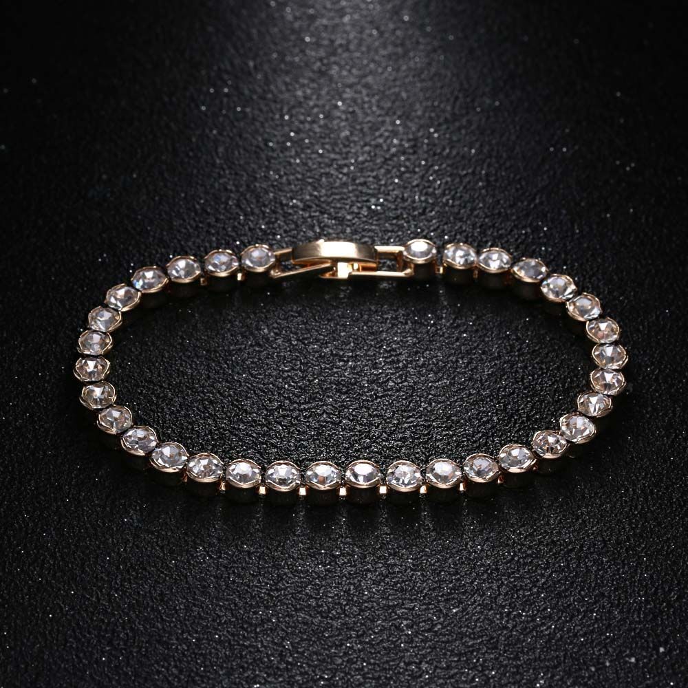 New Charm Silver/Gold Cuff Bangles Hand Chain Shiny Bracelets Fashion ...