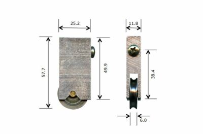 Old Jason Sliding Door Roller | eBay Australia