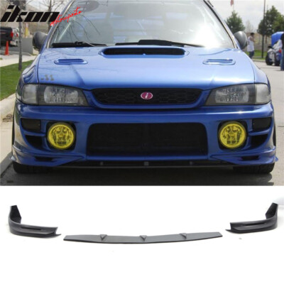 Fits 97-01 Subaru Impreza WRX GD Style Front Bumper Lip Spoiler 3 Piece ...