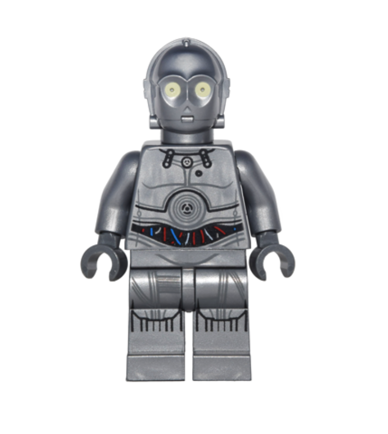 Lego U-3PO Silver Protocol Droid C-3PO Star Wars Minifigure 75146 | eBay