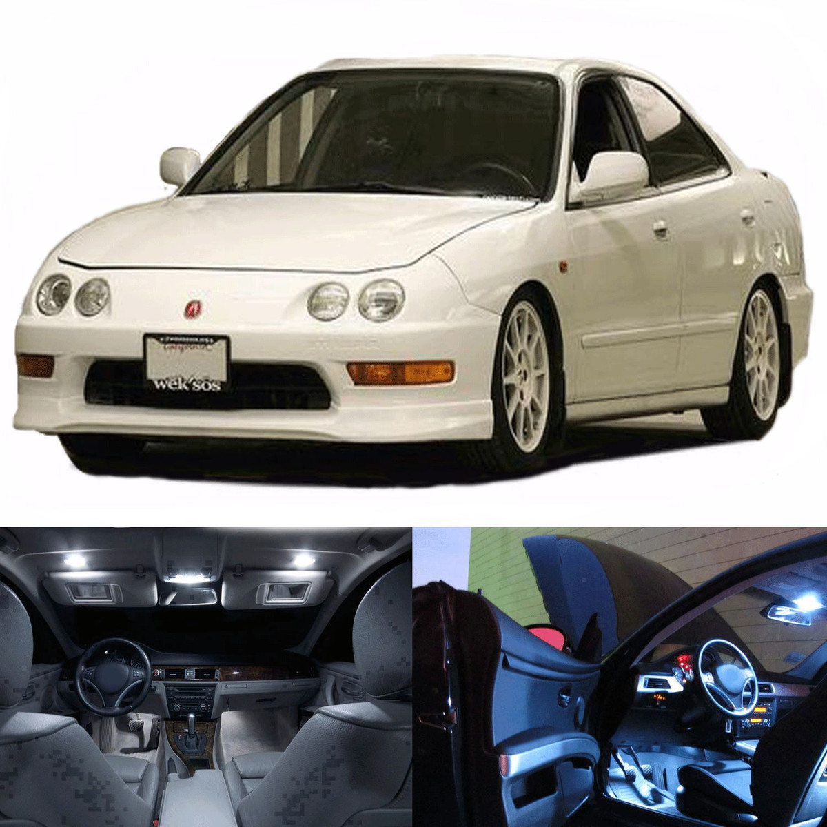 White Acura Integra