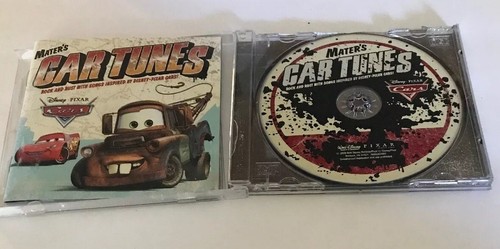Mater's Car Tunes CD Various Disney Pixar Cars Lightning McQueen Lyric ...