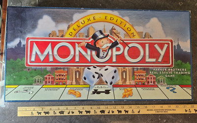 Monopoly Deluxe Long Box Edition Board Game 1995 New In Box | eBay